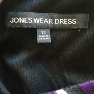 Jones Wear | Dresses | Jones Wear Dress Retro Style Size 2 Purple ...